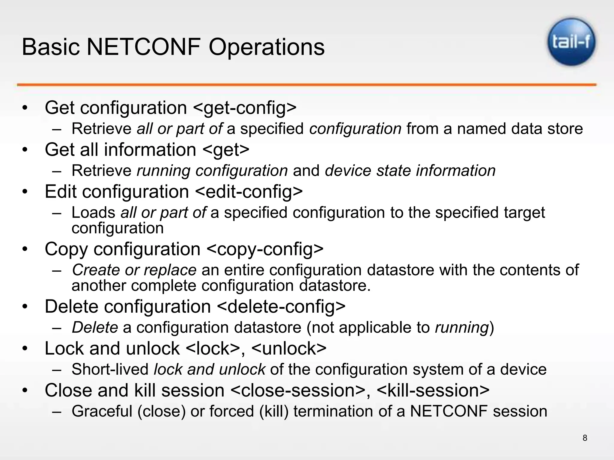 A 30-minute Introduction to NETCONF and YANG | PPTX