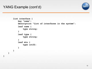 A 30-minute Introduction to NETCONF and YANG | PPTX