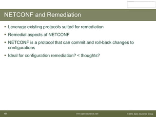 SCAP and NETCONF | PPT