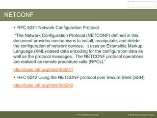 SCAP and NETCONF | PPT