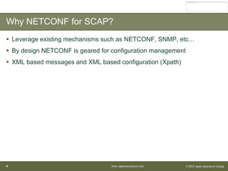 SCAP and NETCONF | PPT