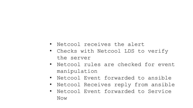 Netcool Event Flow Slideshow For End Users Pptx