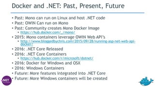 Micro Services in .NET Core and Docker | PPTX