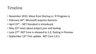 .Net Core Fall update | PPT
