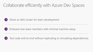 Net core microservice development made easy with azure dev spaces | PPT