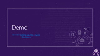 Net core microservice development made easy with azure dev spaces | PPT