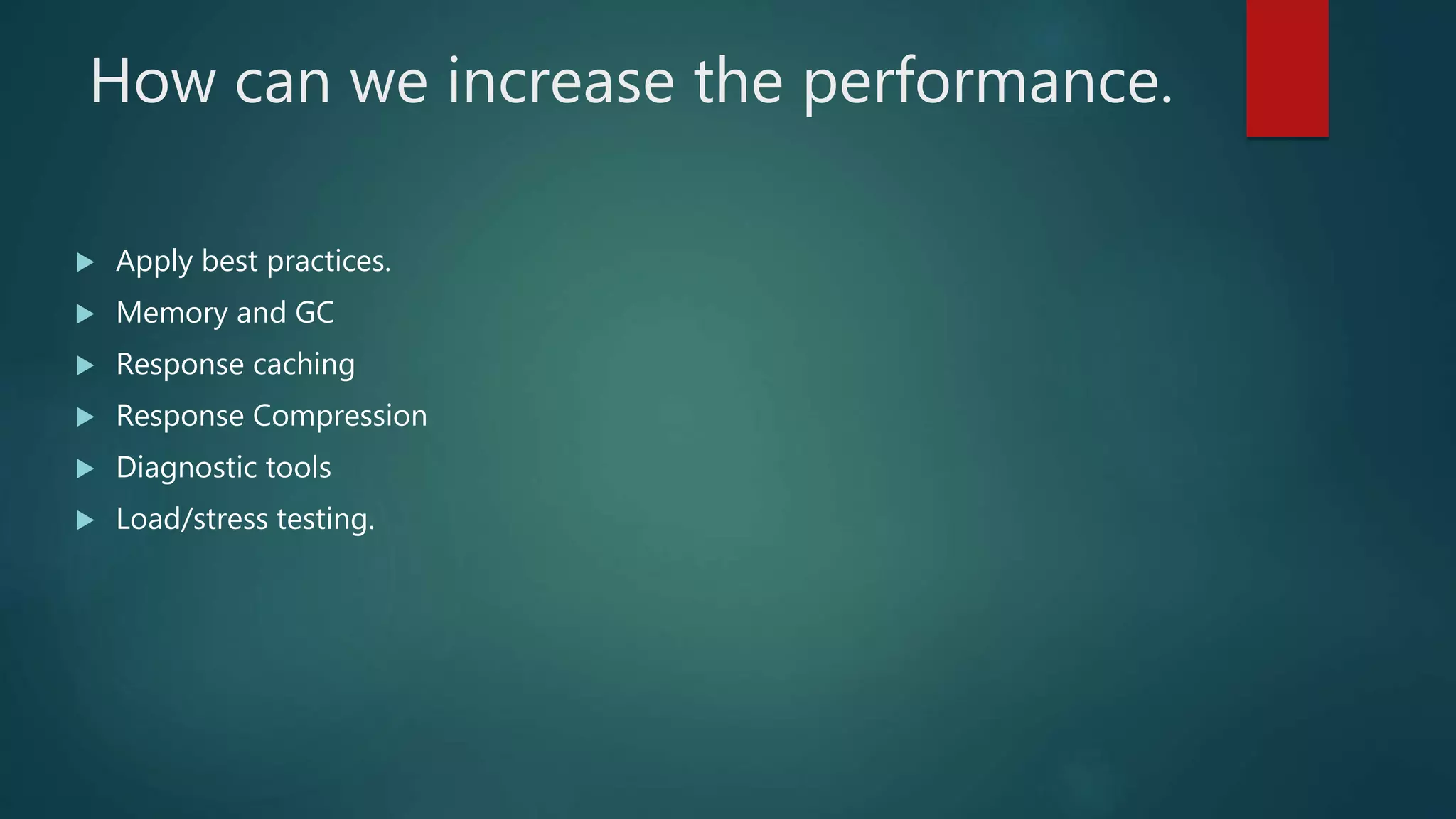 Net core performance | PPTX