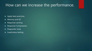 Net core performance | PPTX