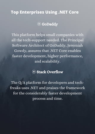 Net core vs. node.js what to choose when | PDF