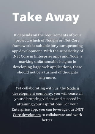 Net core vs. node.js what to choose when | PDF