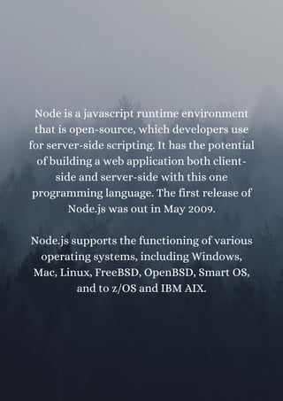 Net core vs. node.js what to choose when | PDF | Web Development | Internet