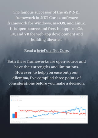 Net core vs. node.js what to choose when | PDF