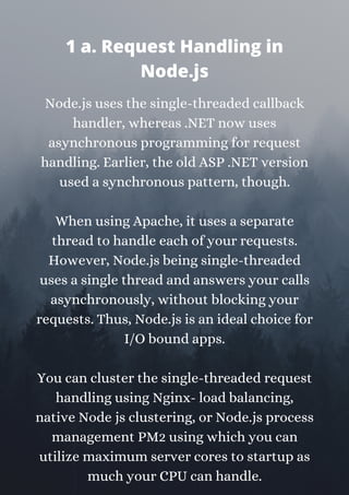Net core vs. node.js what to choose when | PDF | Web Development | Internet