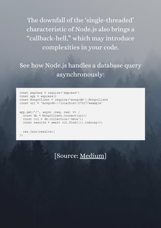 Net core vs. node.js what to choose when | PDF