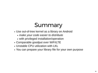 Network stack personality in Android phone - netdev 2.2 | PDF | Operating Systems | Computer ...