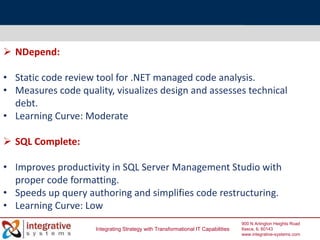 Development tools for .Net