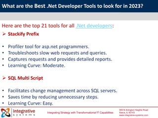 Development tools for .Net