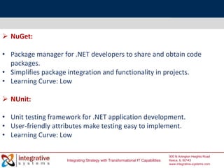 Development tools for .Net