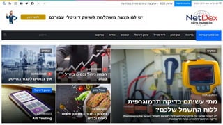 NetDex website homepage screen shot pptx | PPT