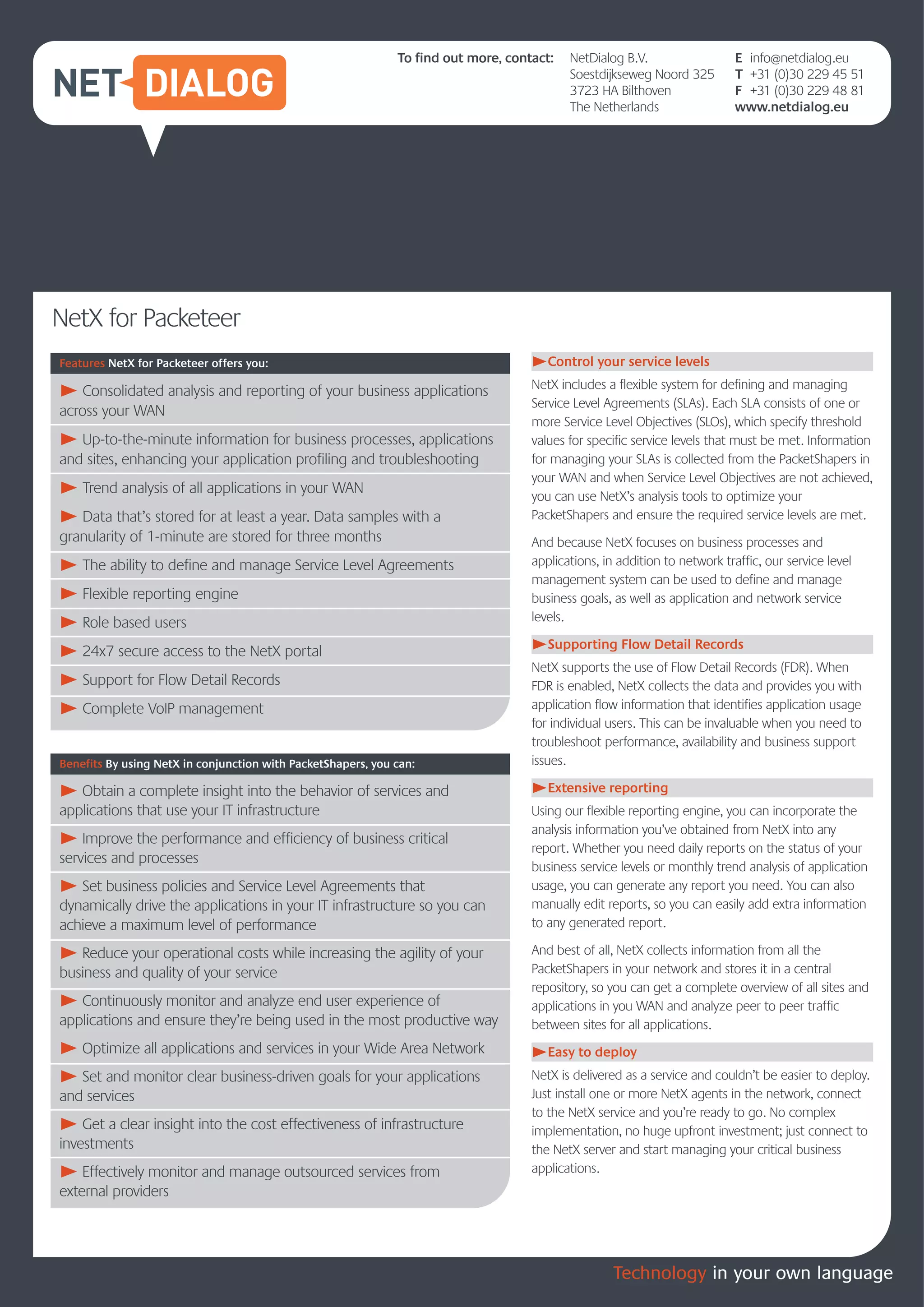 NetDialog Value Add Monitoring Software on top of BlueCoat PacketShaper ...