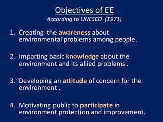 Environmental education and awareness | PPTX