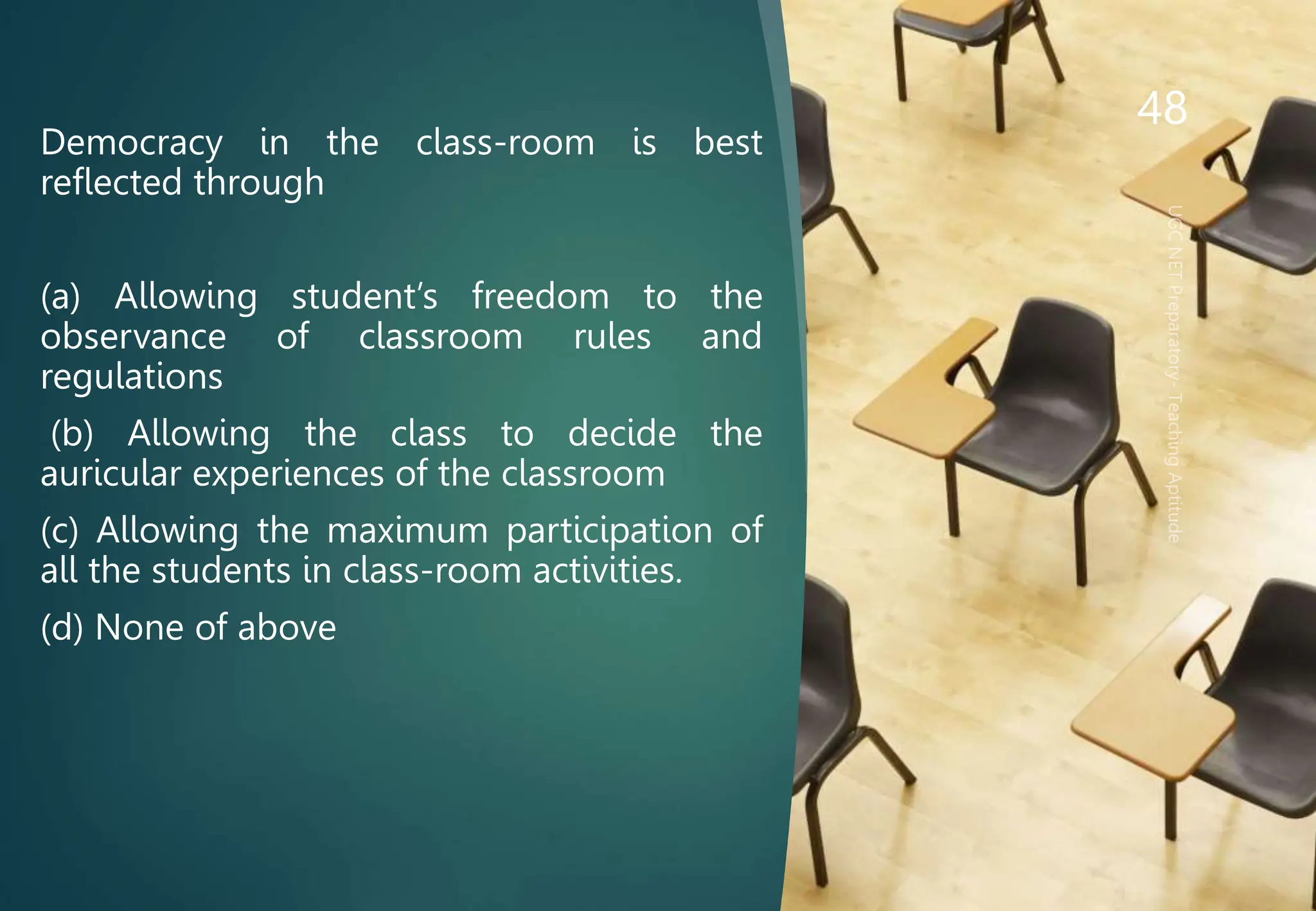 UGC NET Exam Paper 1- Unit 1:Teaching Aptitude | PPTX