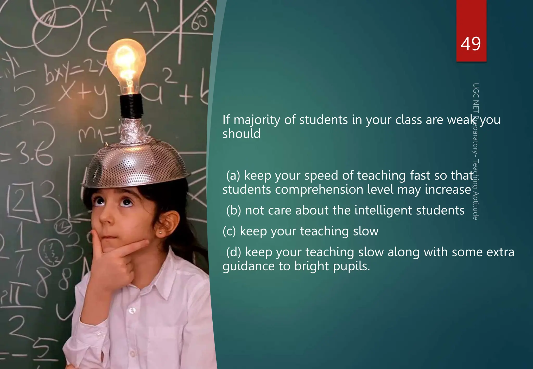 UGC NET Exam Paper 1- Unit 1:Teaching Aptitude | PPTX