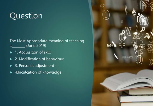 UGC NET Exam Paper 1- Unit 1:Teaching Aptitude | PPTX