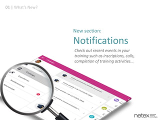 Netex learningCloud Mobile | What's New v2.1 [EN] | PPT