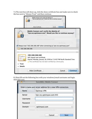 Netextender mac | PDF