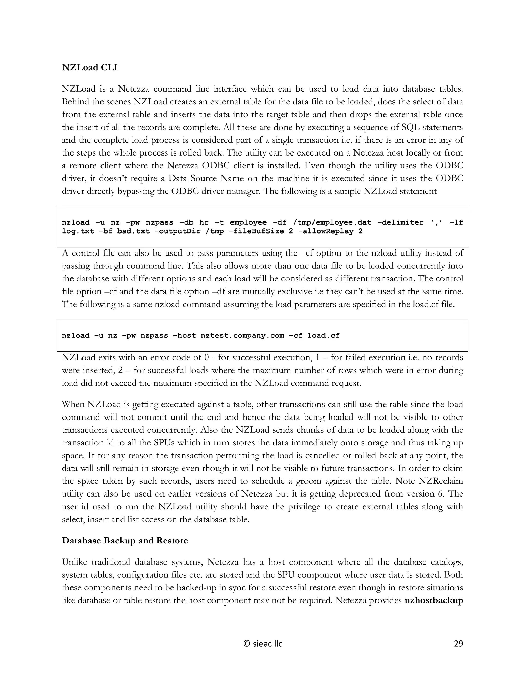 Netezza Fundamentals For Developers Pdf