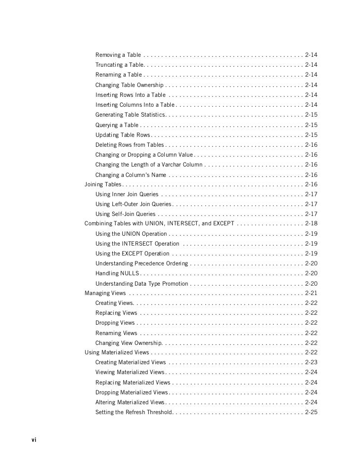 Netezza Database Usersguide