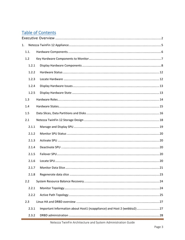 Netezza Architecture and Administration | PDF
