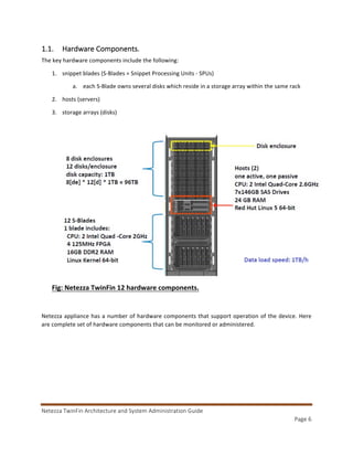 Netezza TwinFin12 Architecture Administration | PDF