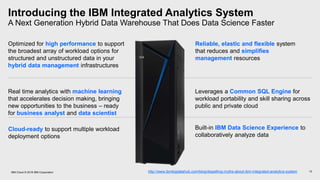 The Future of Data Warehousing, Data Science and Machine Learning | PPT