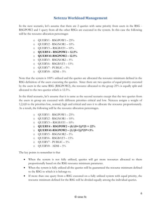 Netezza workload management | PDF | Operating Systems | Computer Software and Applications
