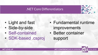 .NET Fest 2018. Оля Гавриш. Что нового в .NET Core 3.0 | PPT