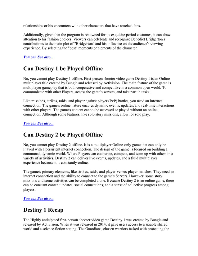 Destiny Benedict Netflix | PDF | Roleplaying Games | Games and Puzzles