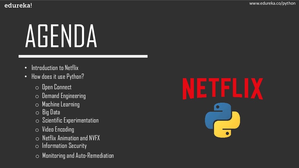 How Netflix Uses Python Edureka 