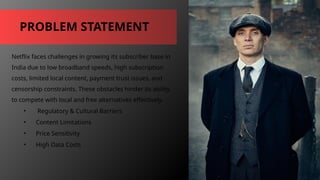 Marketing presentation about Netflix and | PPT