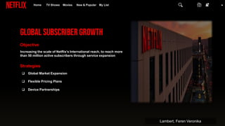 NETFLIX.pdf presentation from netflix group | PDF