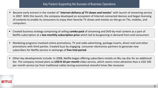 Netflix a company that did well in recession | PPTX