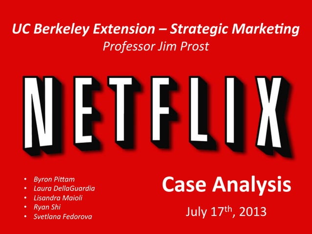 Netflix case study | PDF