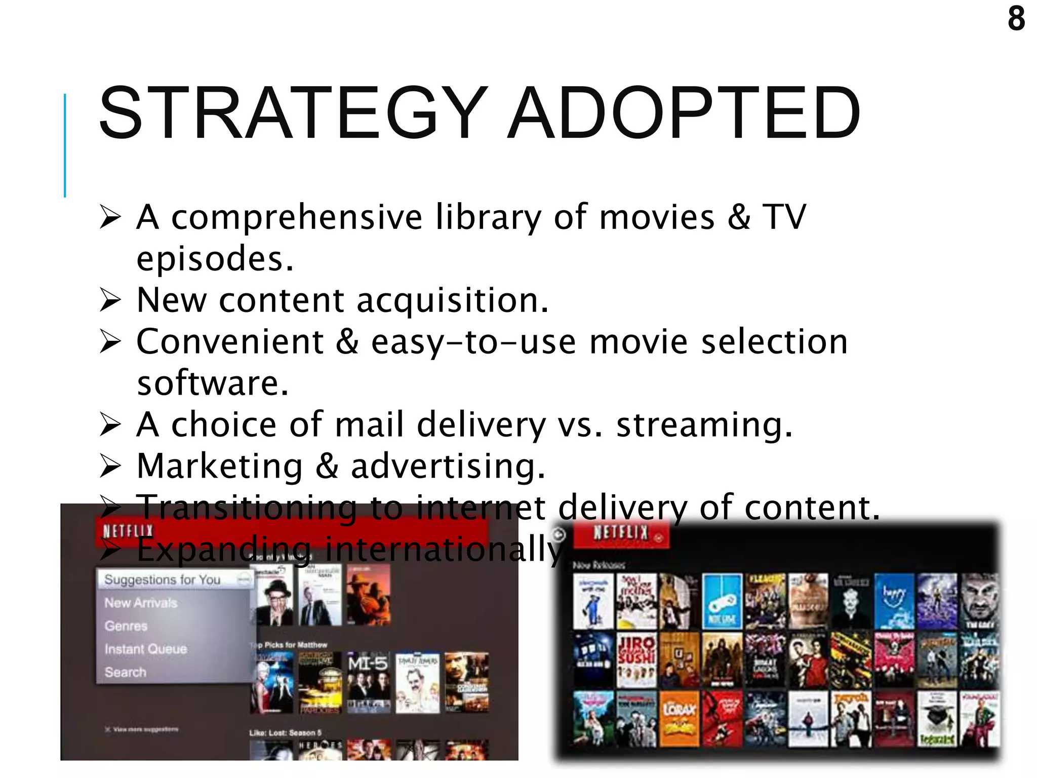 Netflix - Strategy management | PPTX