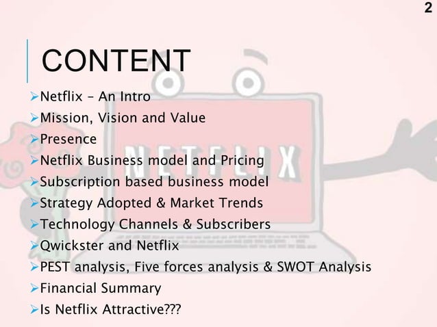 Netflix - Strategy management | PPTX