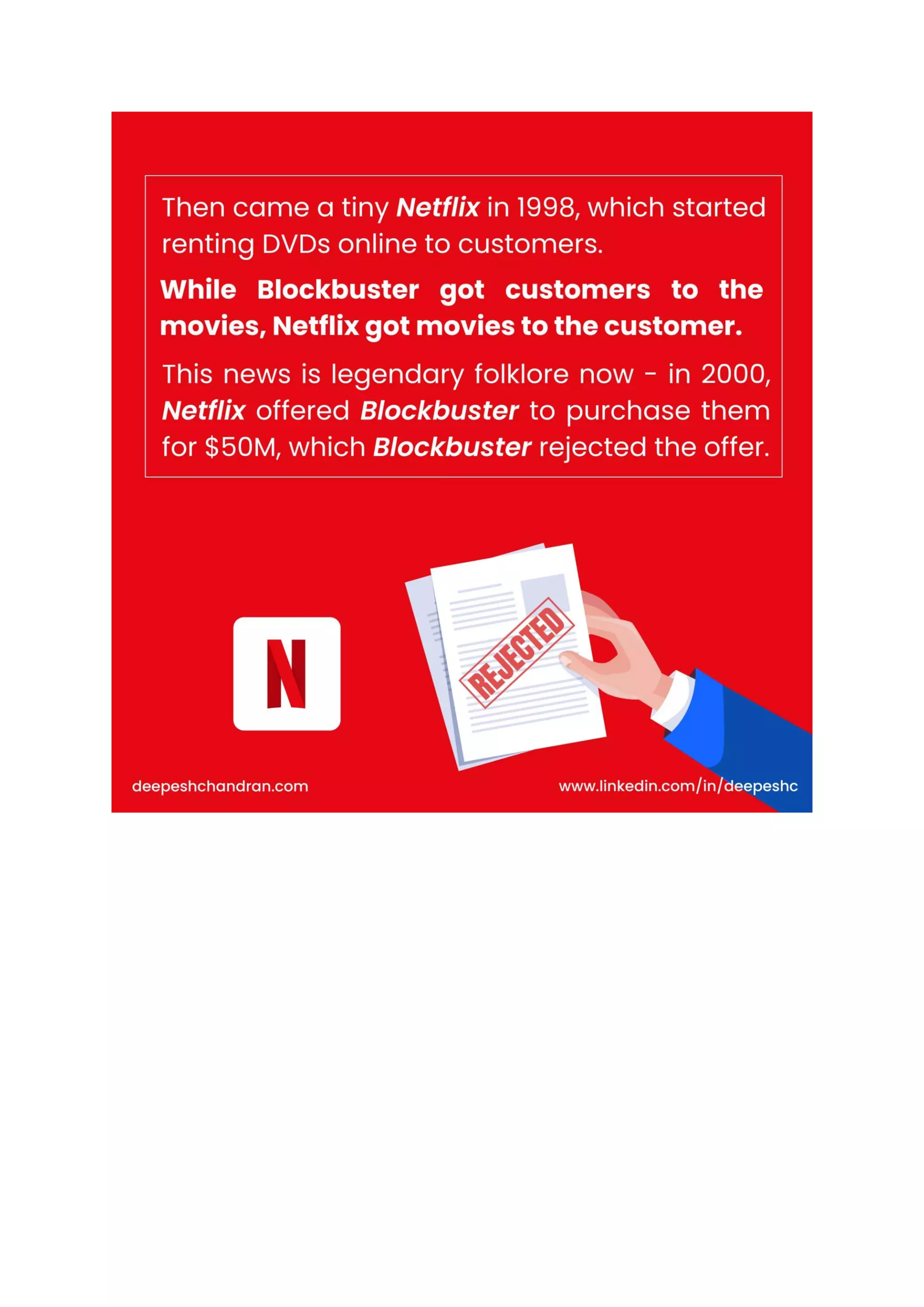 Netflix and Blockbuster | PDF