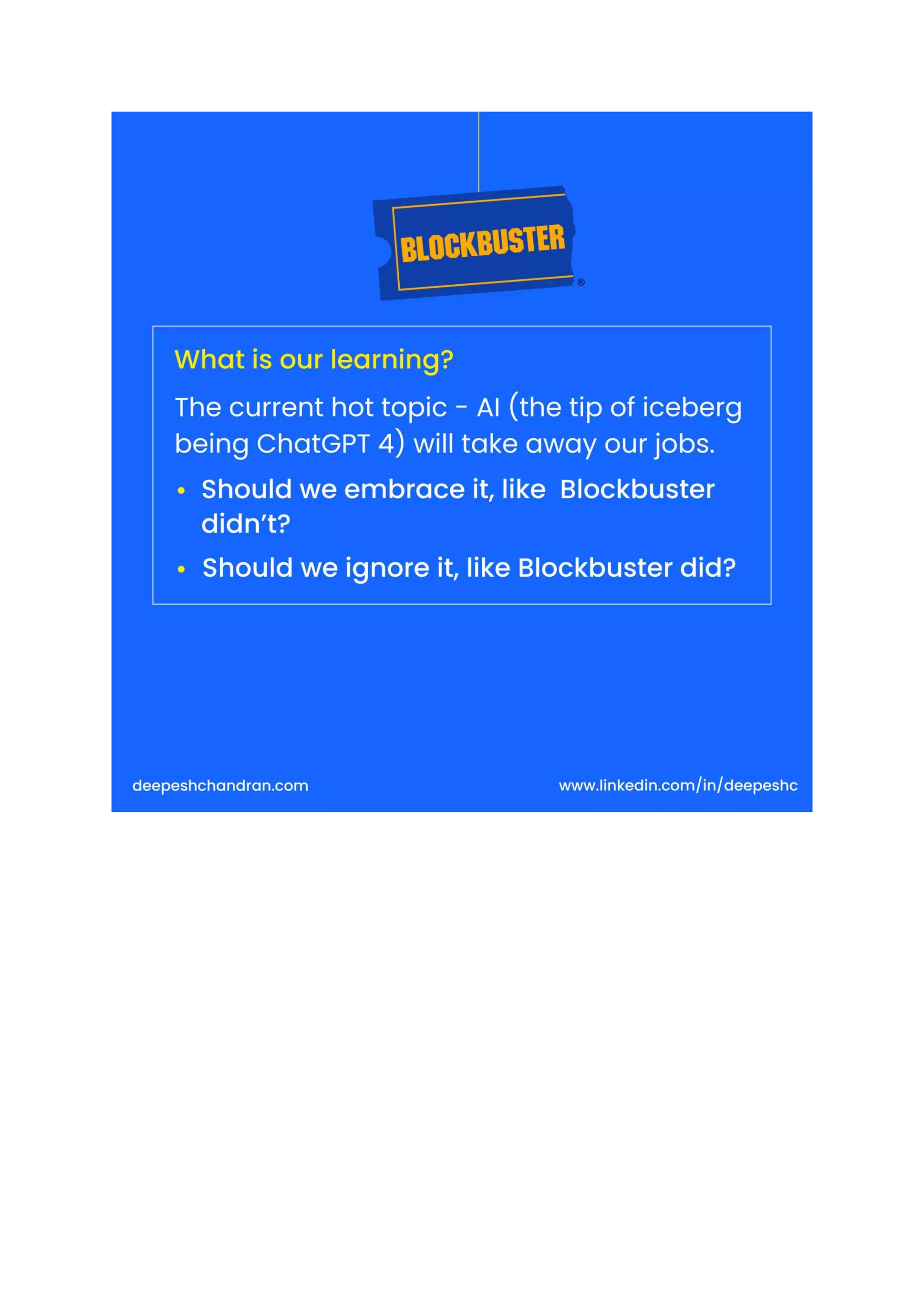 Netflix and Blockbuster | PDF