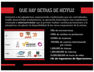 Porque nos gusta Netflix ¿y como se logra con el Big Data? | PDF