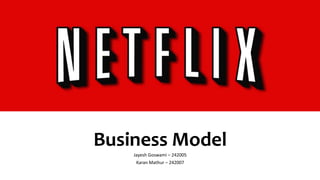 Netflix business model | PPTX
