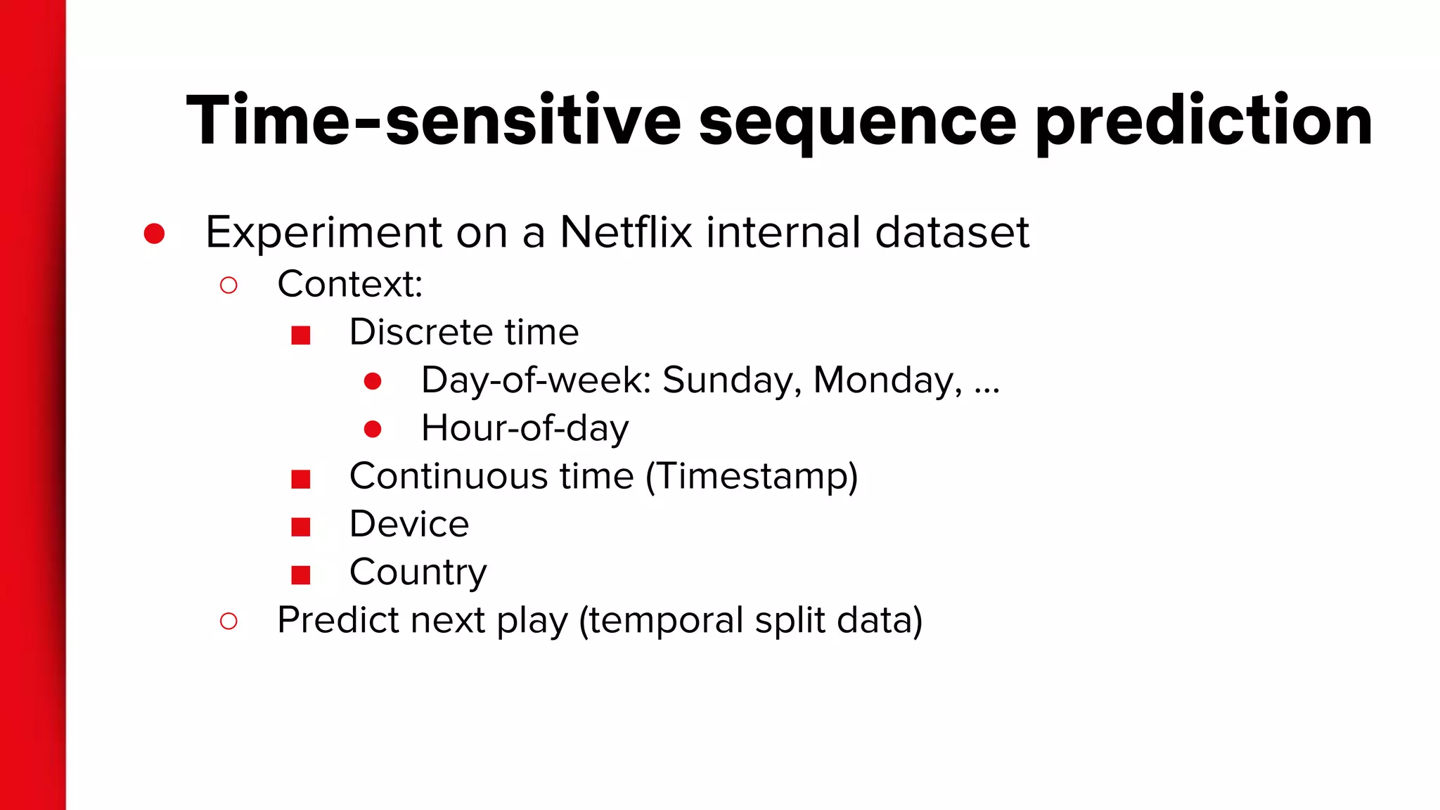 Context Aware Recommendations at Netflix | PPT